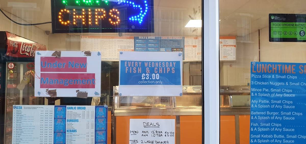 Menu at Station Road Chippy restaurant, Ashington