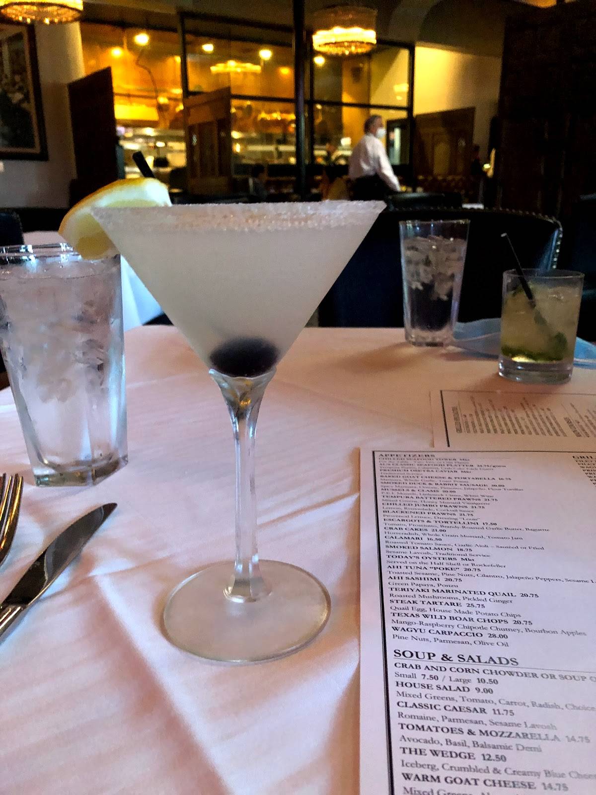 Menu at Al Biernat's Oak Lawn steakhouse, Dallas