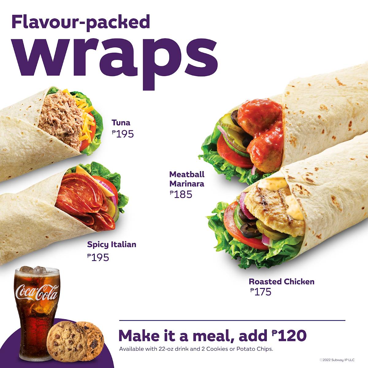 Menu at Subway - ATC fast food, Muntinlupa, ATC Corporate Center