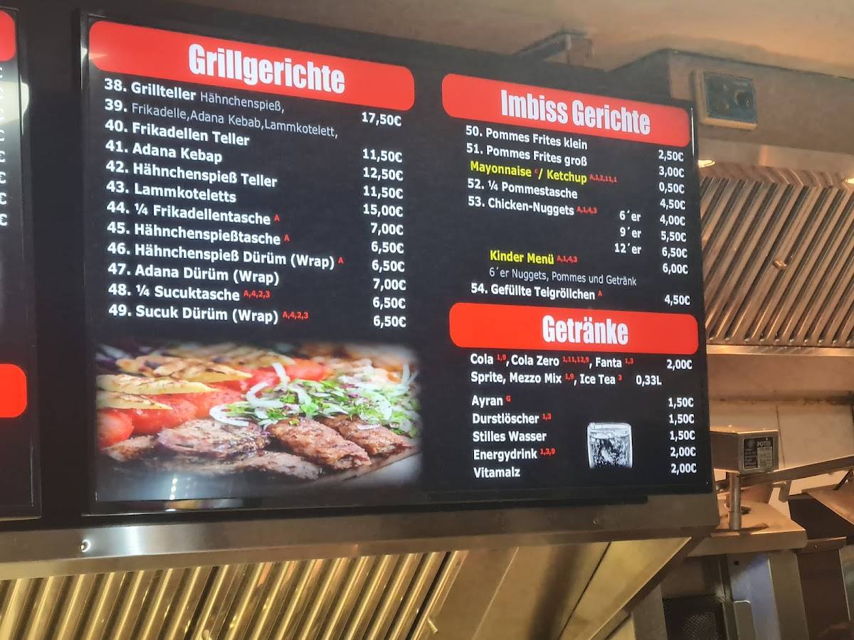 Speisekarte von Sultan Döner pub & Bar, Werdohl