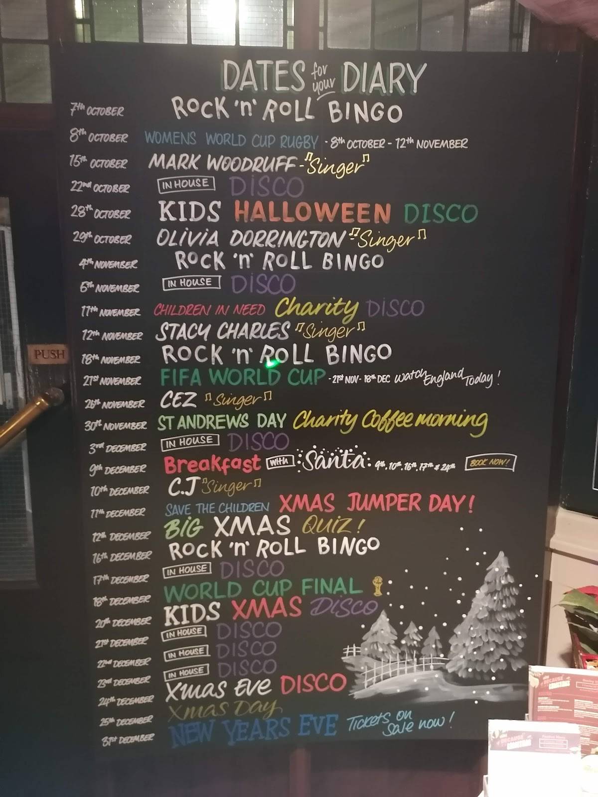 Menu at Summerhouse pub & bar, Weston-super-Mare