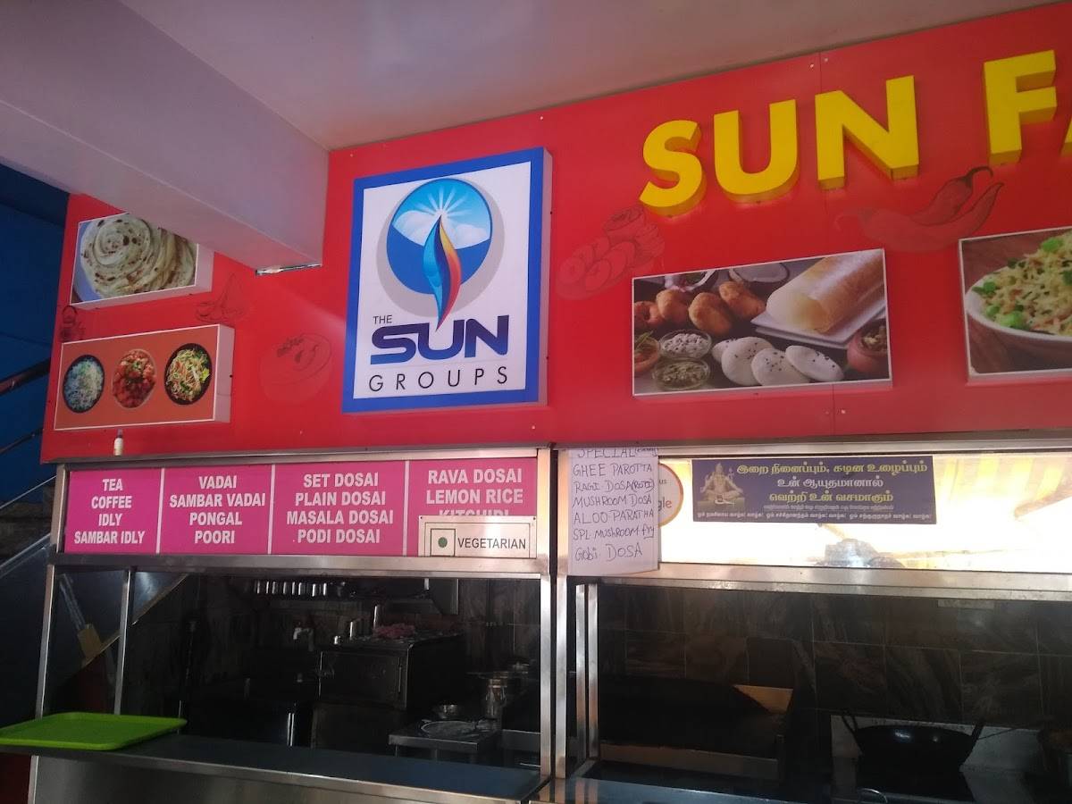 Menu at Sun Fast Food, Hosur