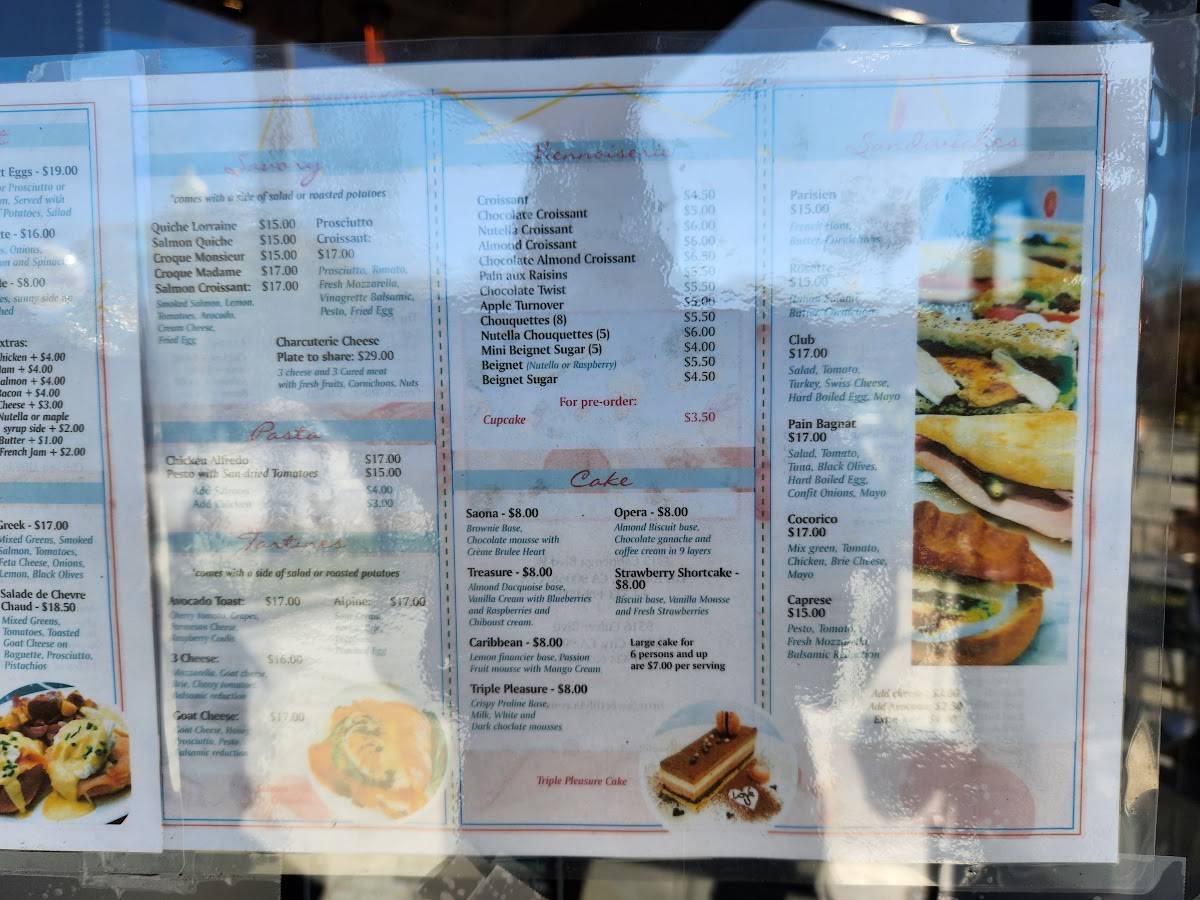 Menu at Sweet Lily Bakery Culver, Culver City