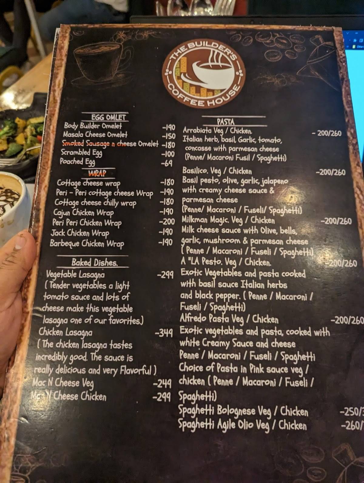 Menu at THE BUILDERS COFFEE HOUSE, Badlapur