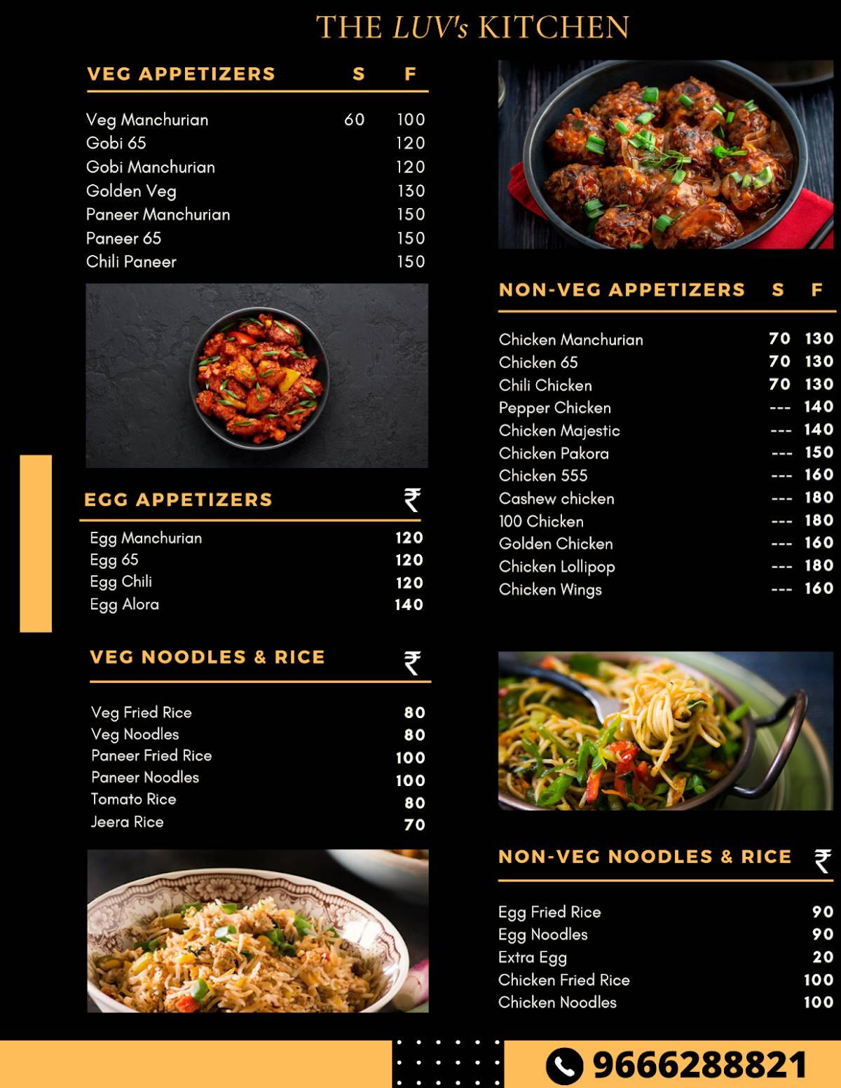 Menu at THE LUV's KITCHEN, Hyderabad