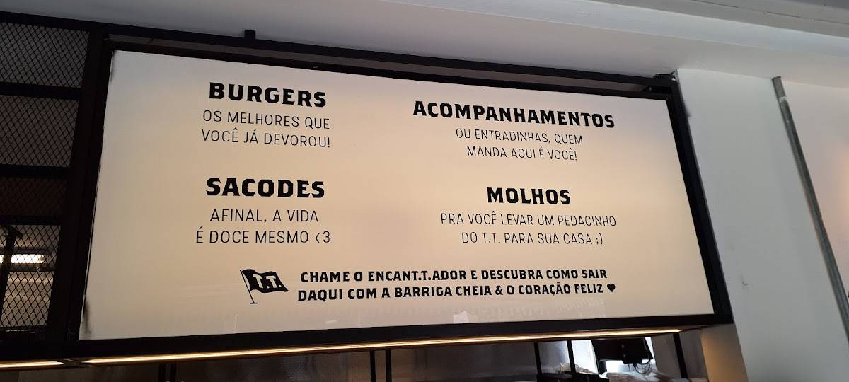 Menu em TT BURGER CURITIBA restaurante, Curitiba