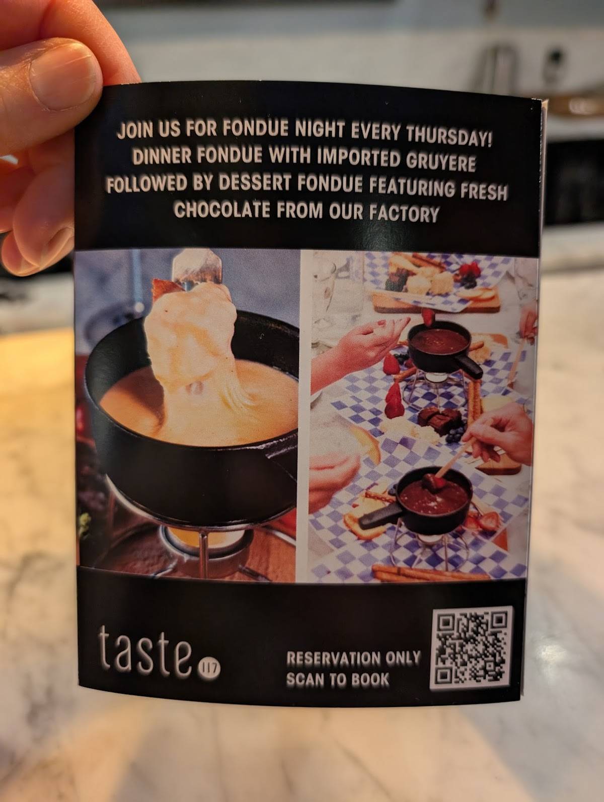 Menu at Taste 117 cafe, Provo