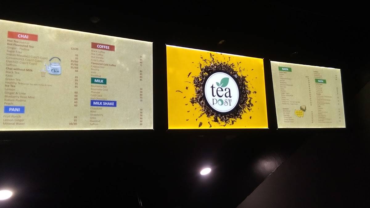 Menu at Tea Post, Vadodara, GF-26