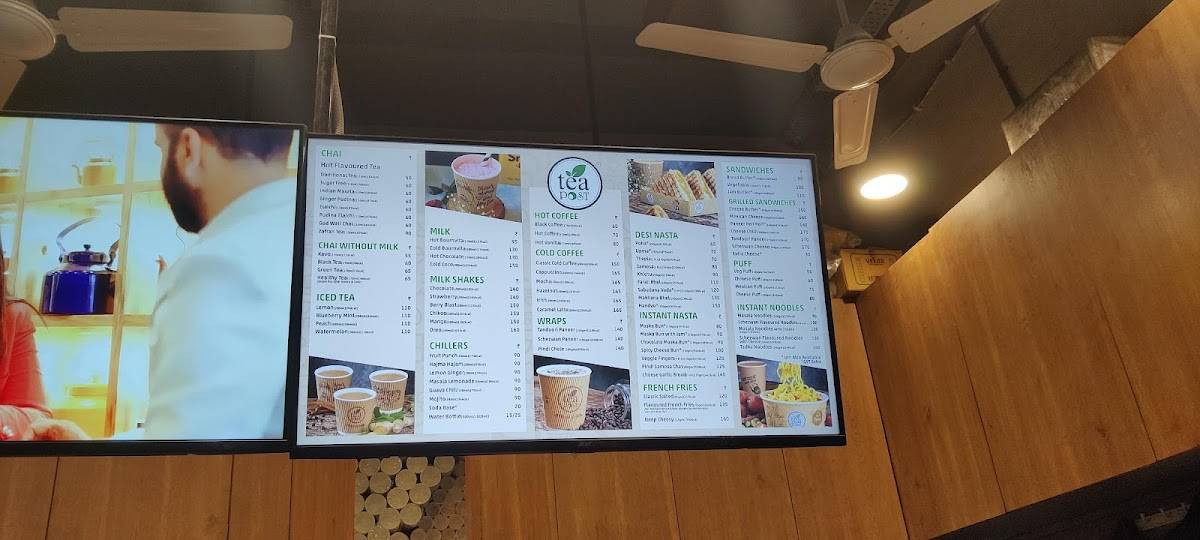 Menu at Tea Post, Pune, 20
