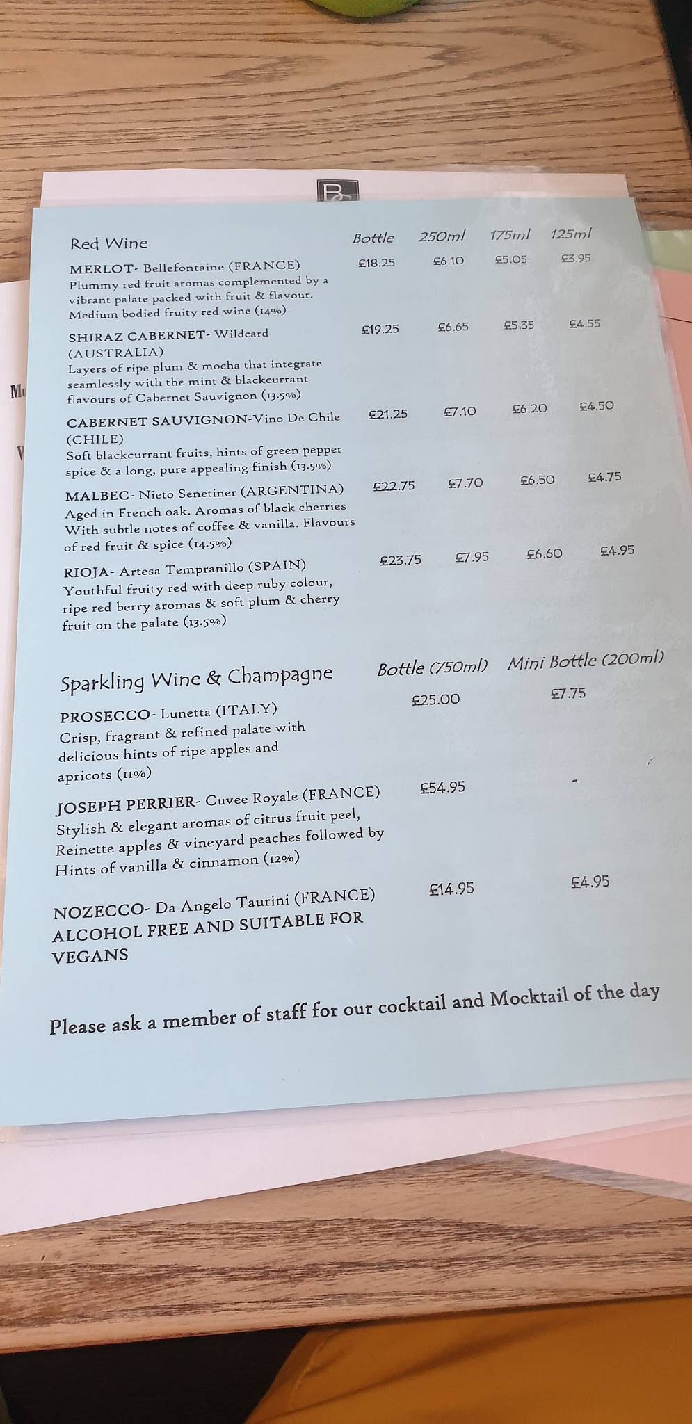 Menu at The Bear Cross pub & bar, Bournemouth, 2 Magna Rd