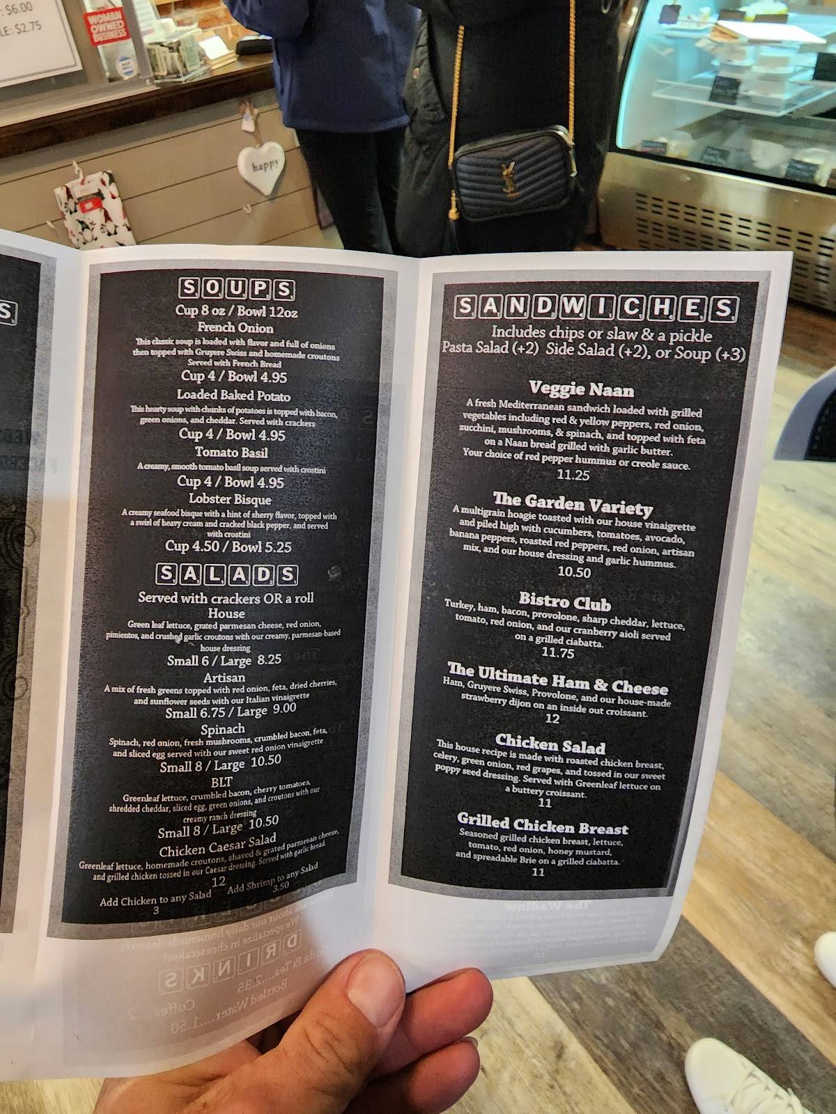 Menu at The Brown Bag Bistro desserts, Alton
