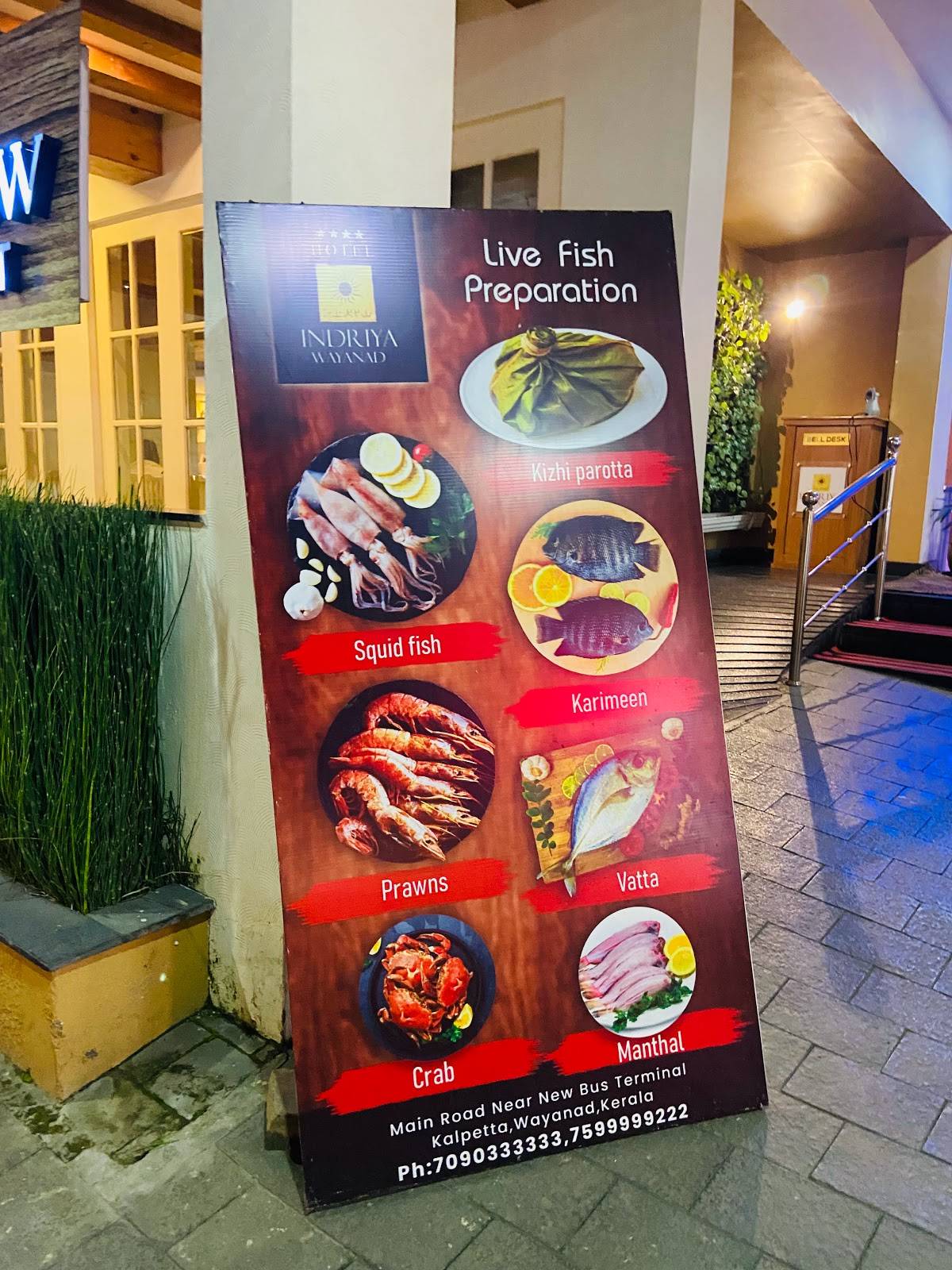 Menu at The Bungalow, Kalpetta
