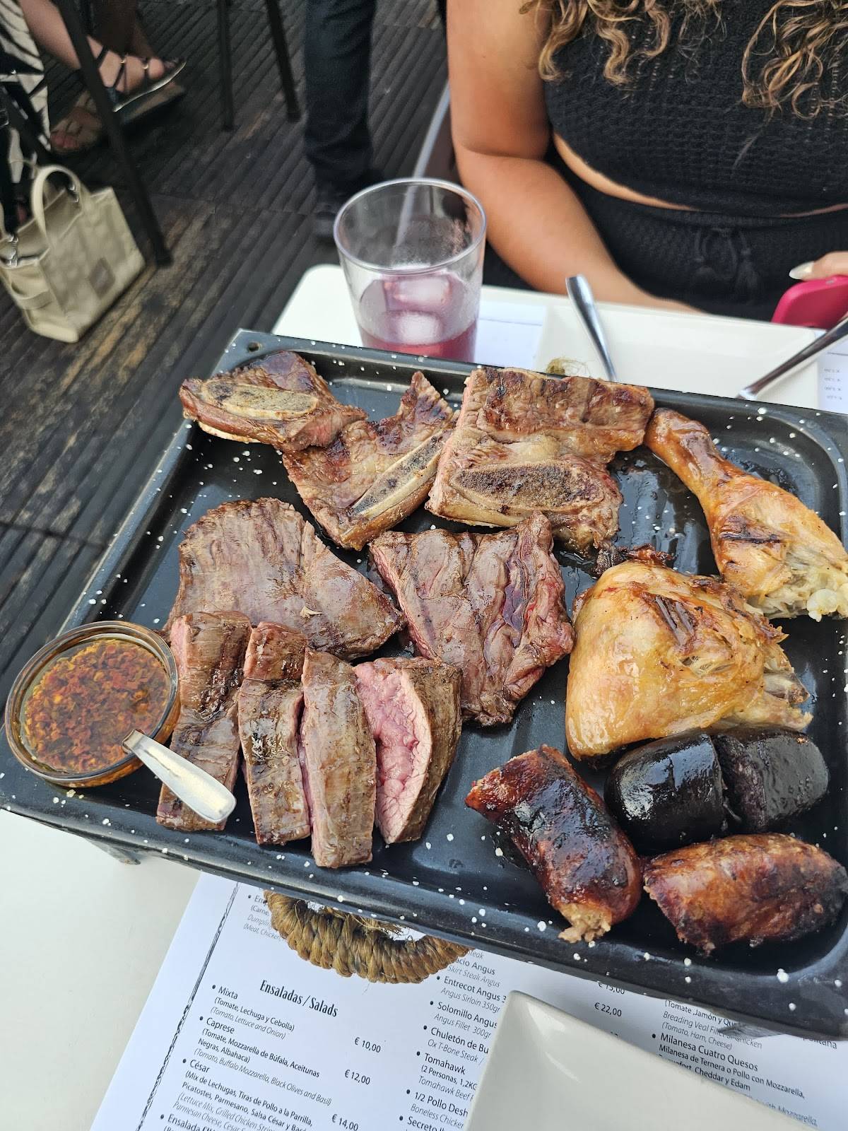 Carta de The Charrúa Steakhouse, Marbella