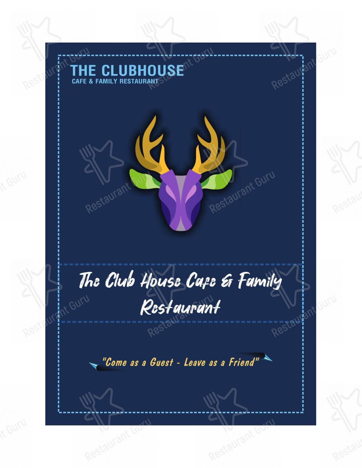 Menu at The Clubhouse Cafe & Banquet, Lounge, Kanpur