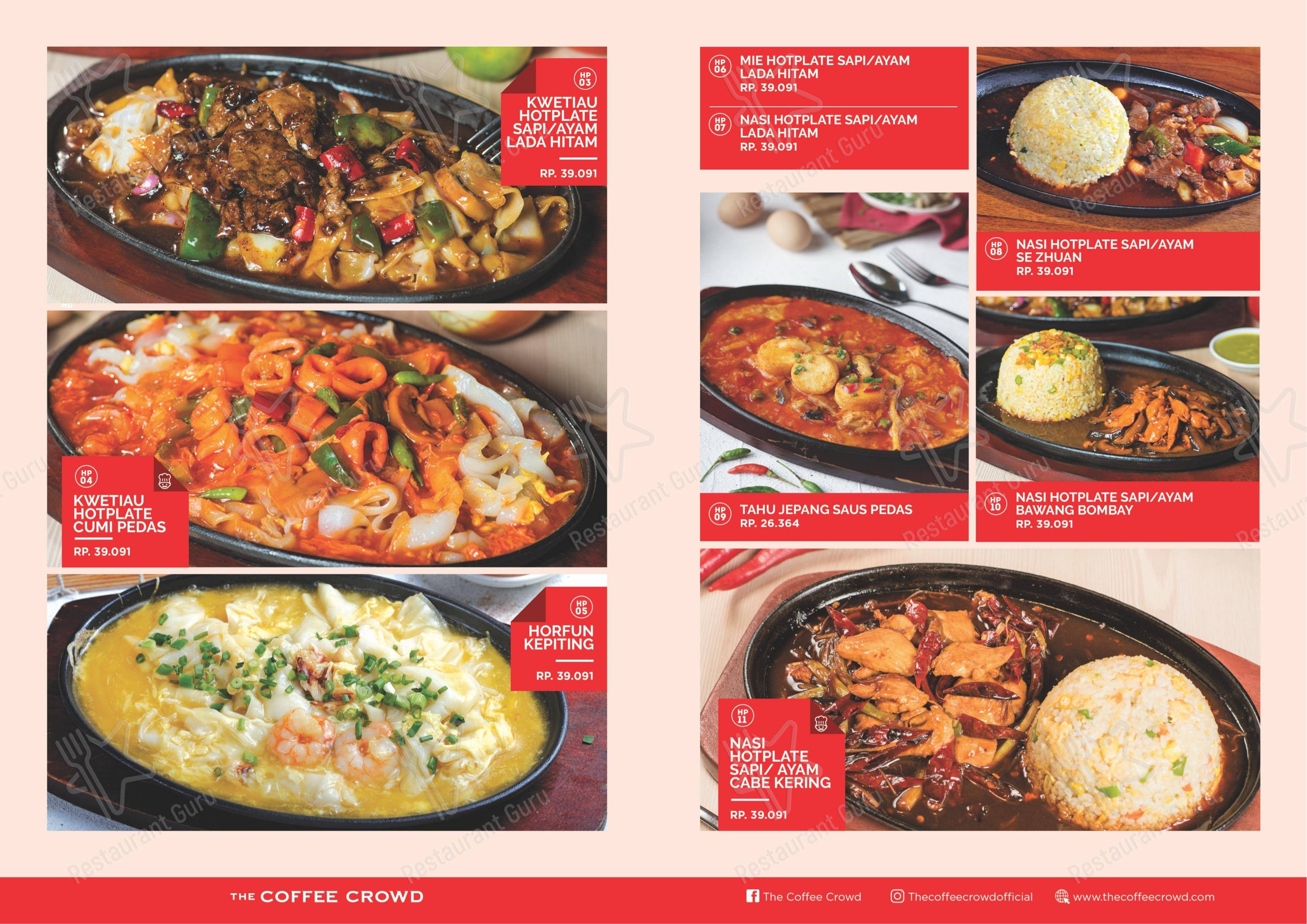 Menu at The Coffee Crowd - Thamrin Plaza cafe, Medan