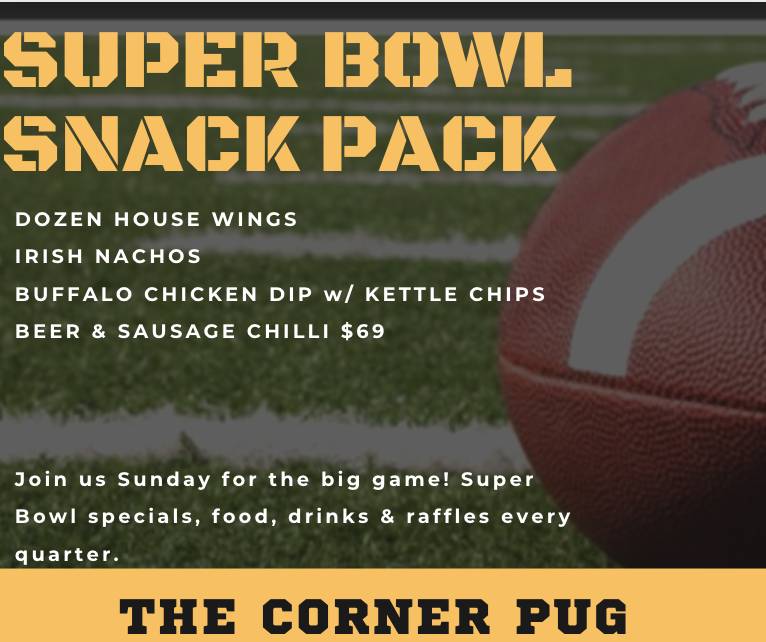 Menu at The Corner Pug pub & bar, West Hartford