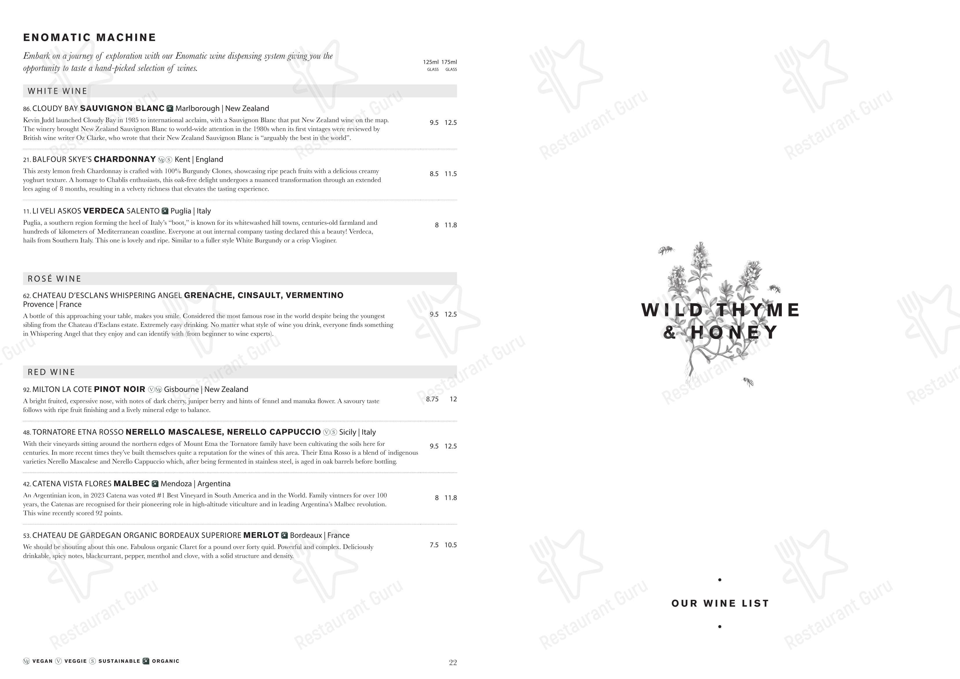 Menu at The Crown at Ampney Brook restaurant, Ampney Crucis