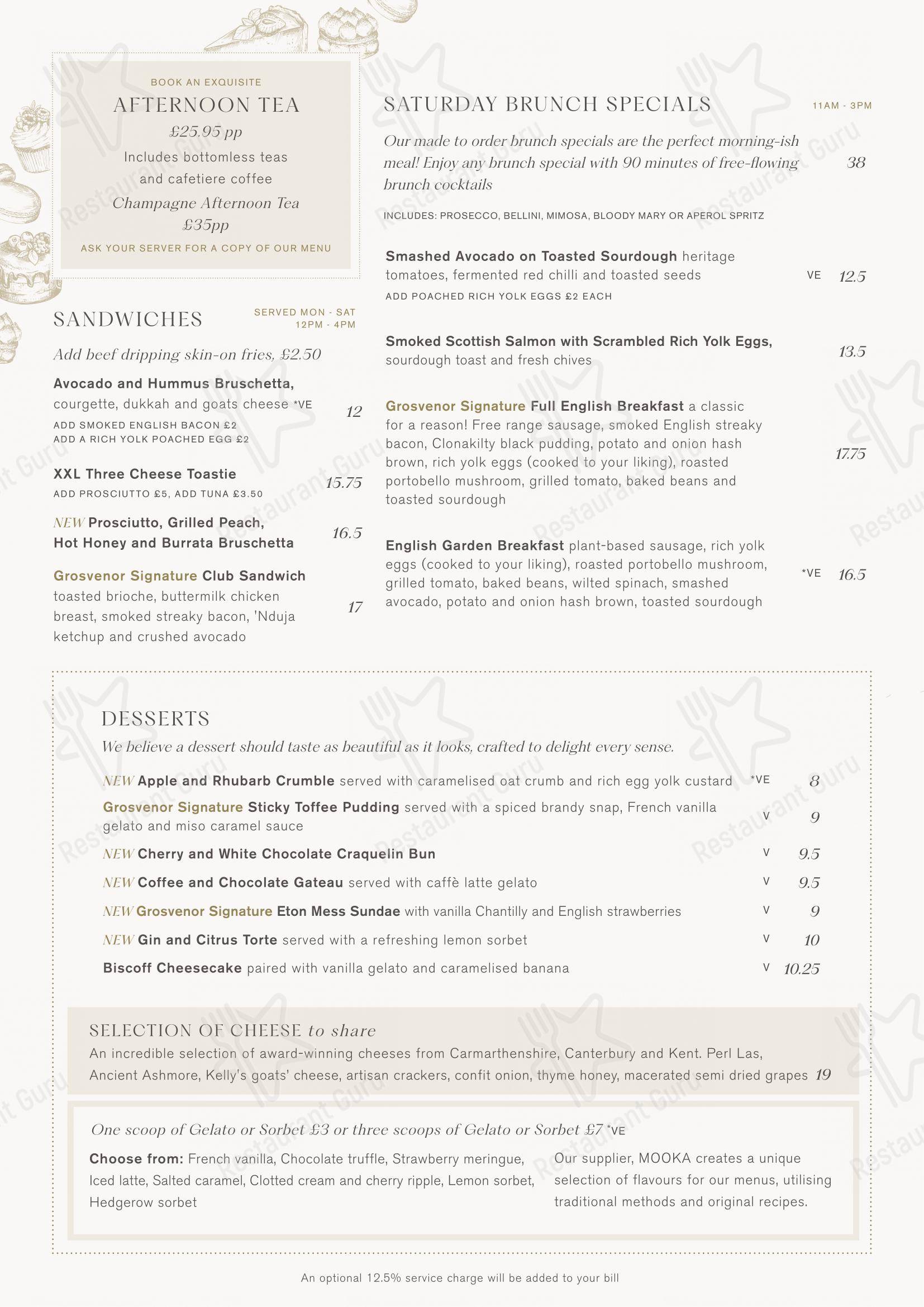 Menu at The Crown at Ampney Brook restaurant, Ampney Crucis