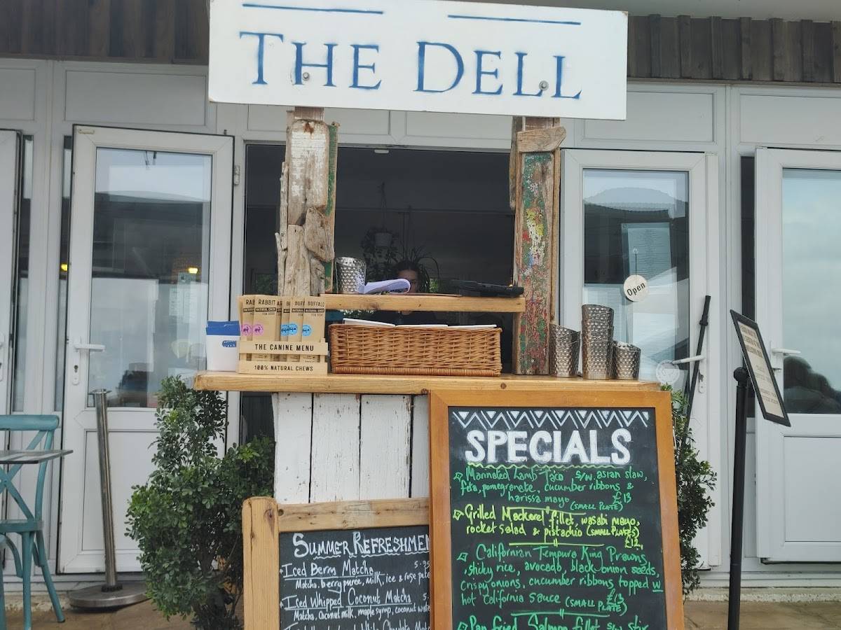 Menu at The Dell cafe, Seaview