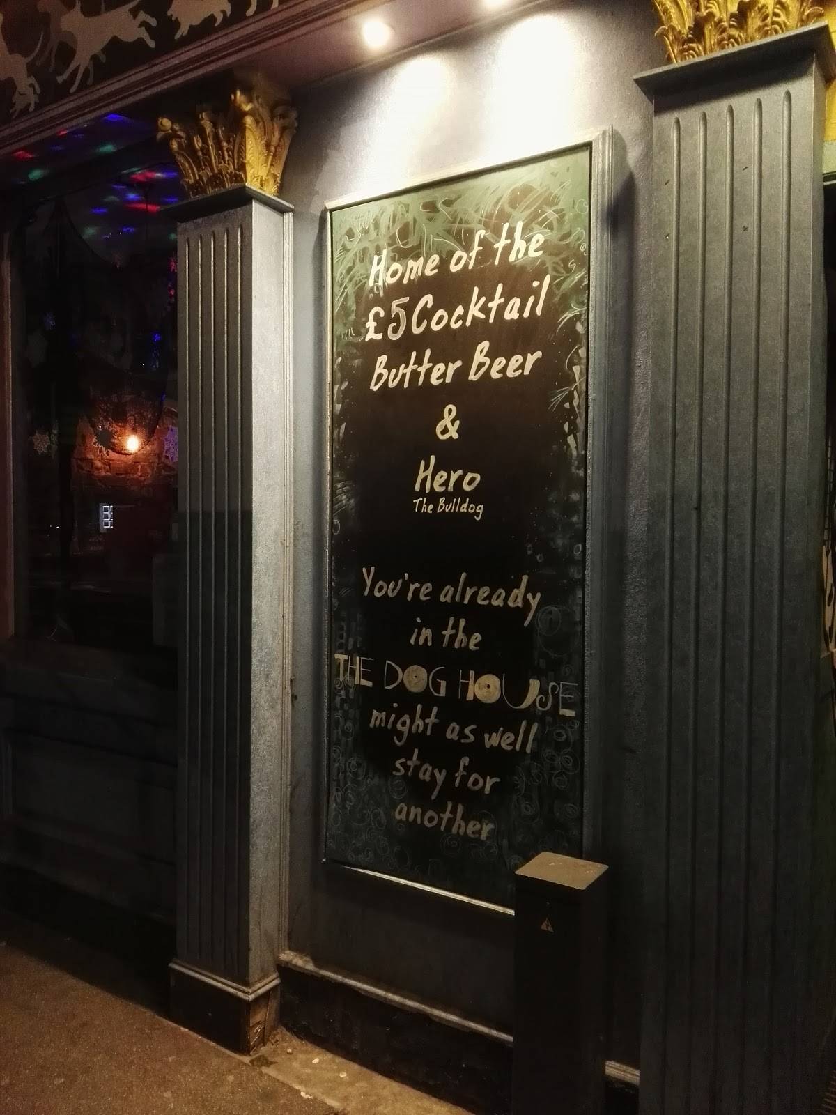 Menu at The Dog House pub & bar, Edinburgh, The Dog House