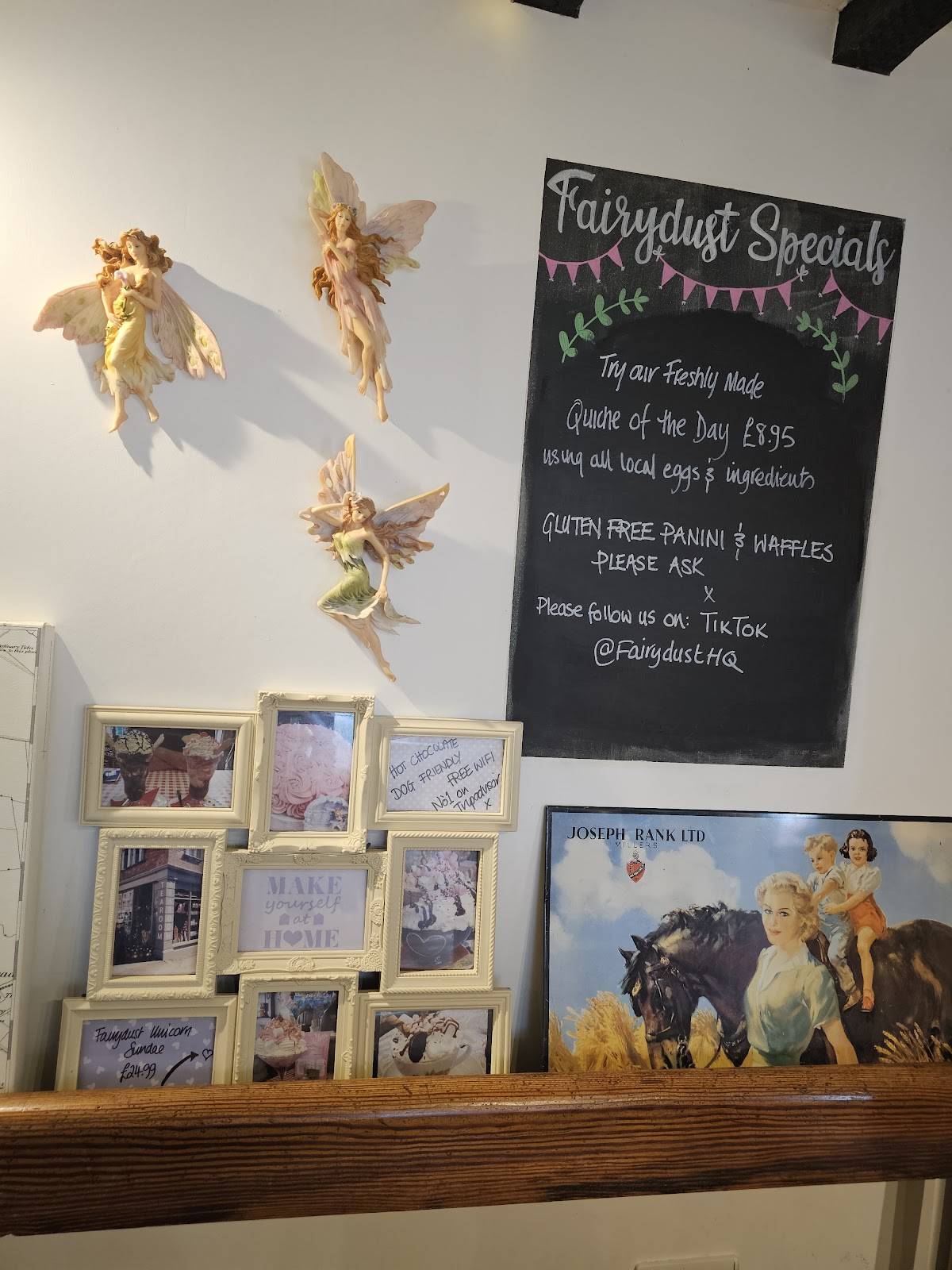 Menu at The Fairydust Emporium Silloth cafe, Silloth