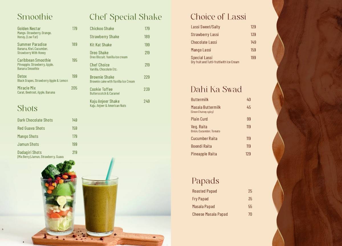 Menu at The Food Theory, Ahmedabad