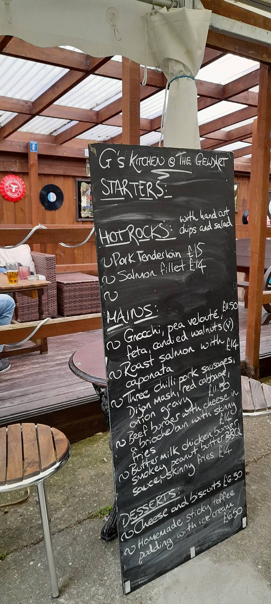 Menu at The Geldart pub & bar, Cambridge
