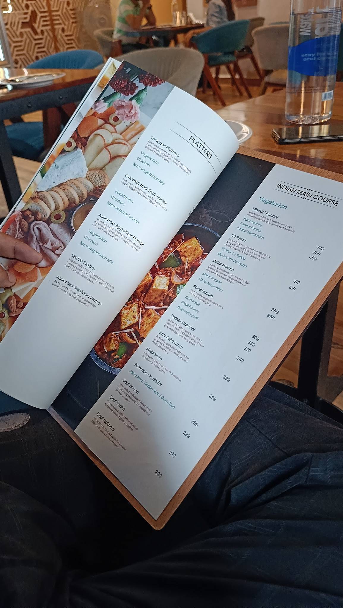 Menu at The Glass Box, Patna