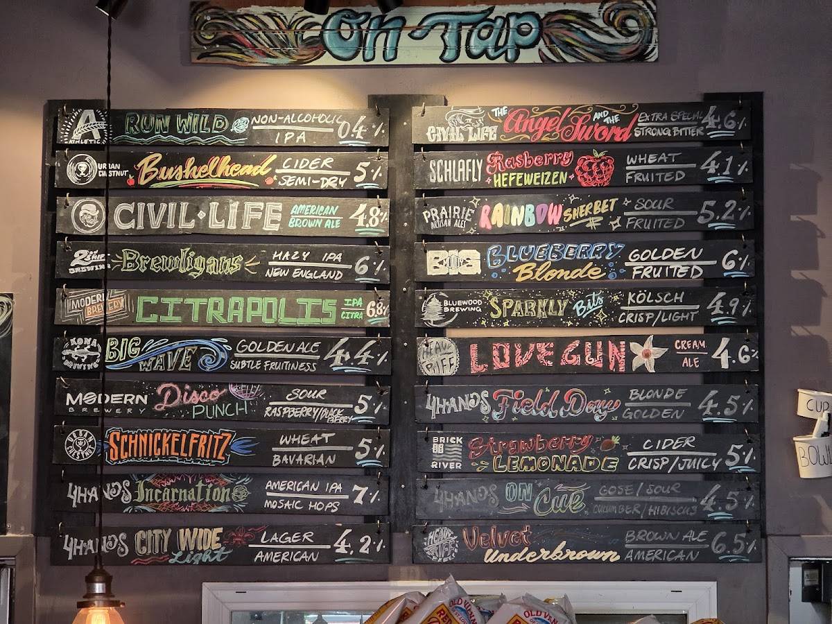 Menu at The Gramophone pub & bar, St. Louis