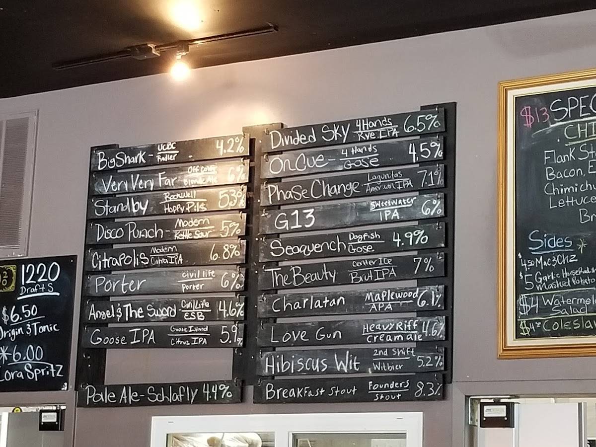 Menu at The Gramophone pub & bar, St. Louis