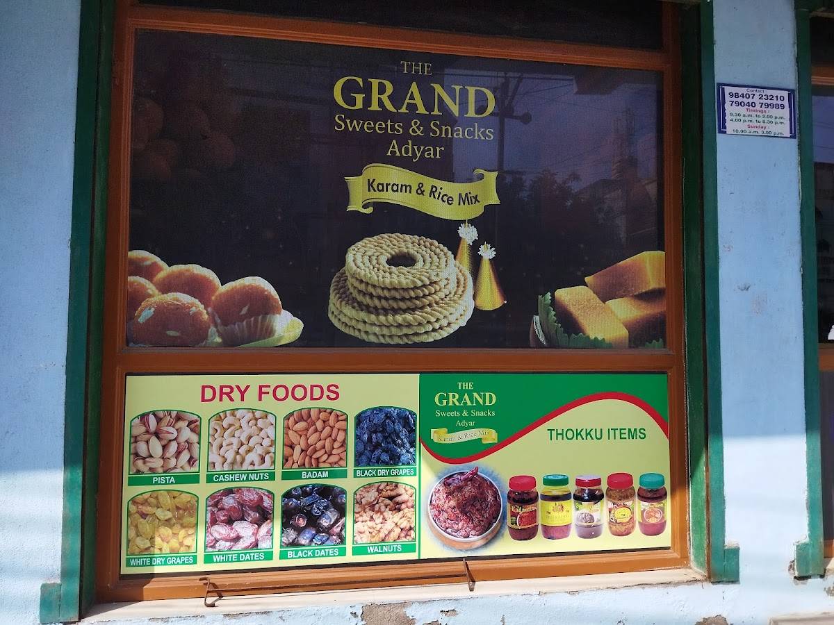 Menu at The Grand Sweets & Snacks - Ambattur, Chennai