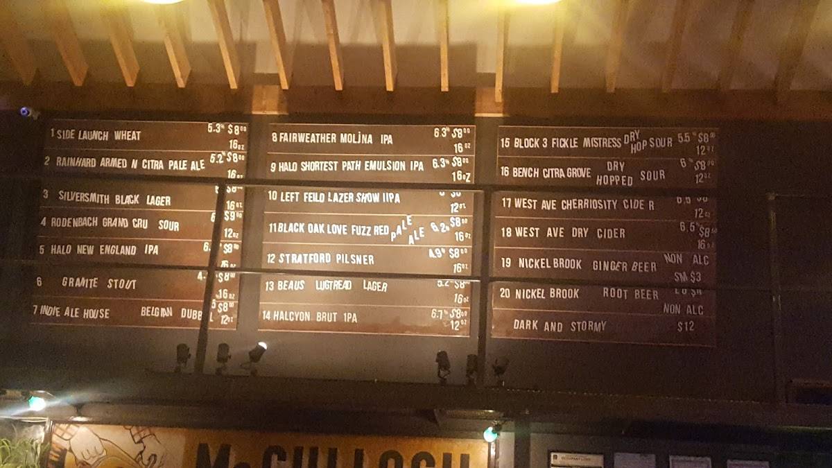 Menu at The Greater Good pub & bar, Toronto