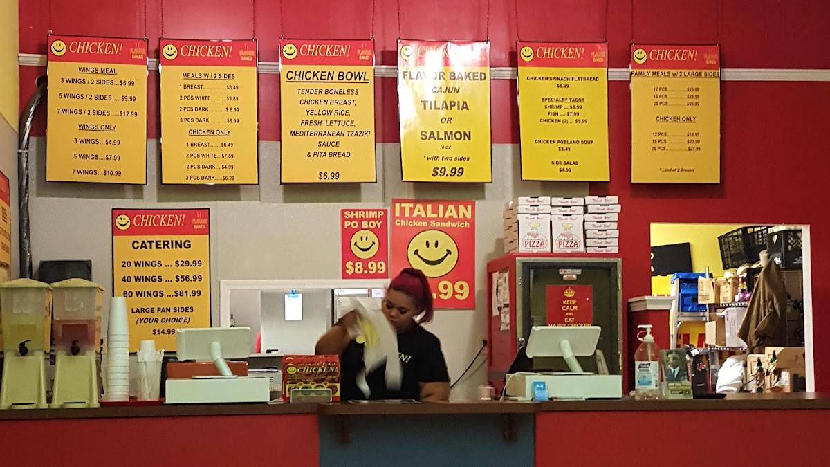 Menu at The Happy Chicken restaurant, Indianapolis, E 82nd St