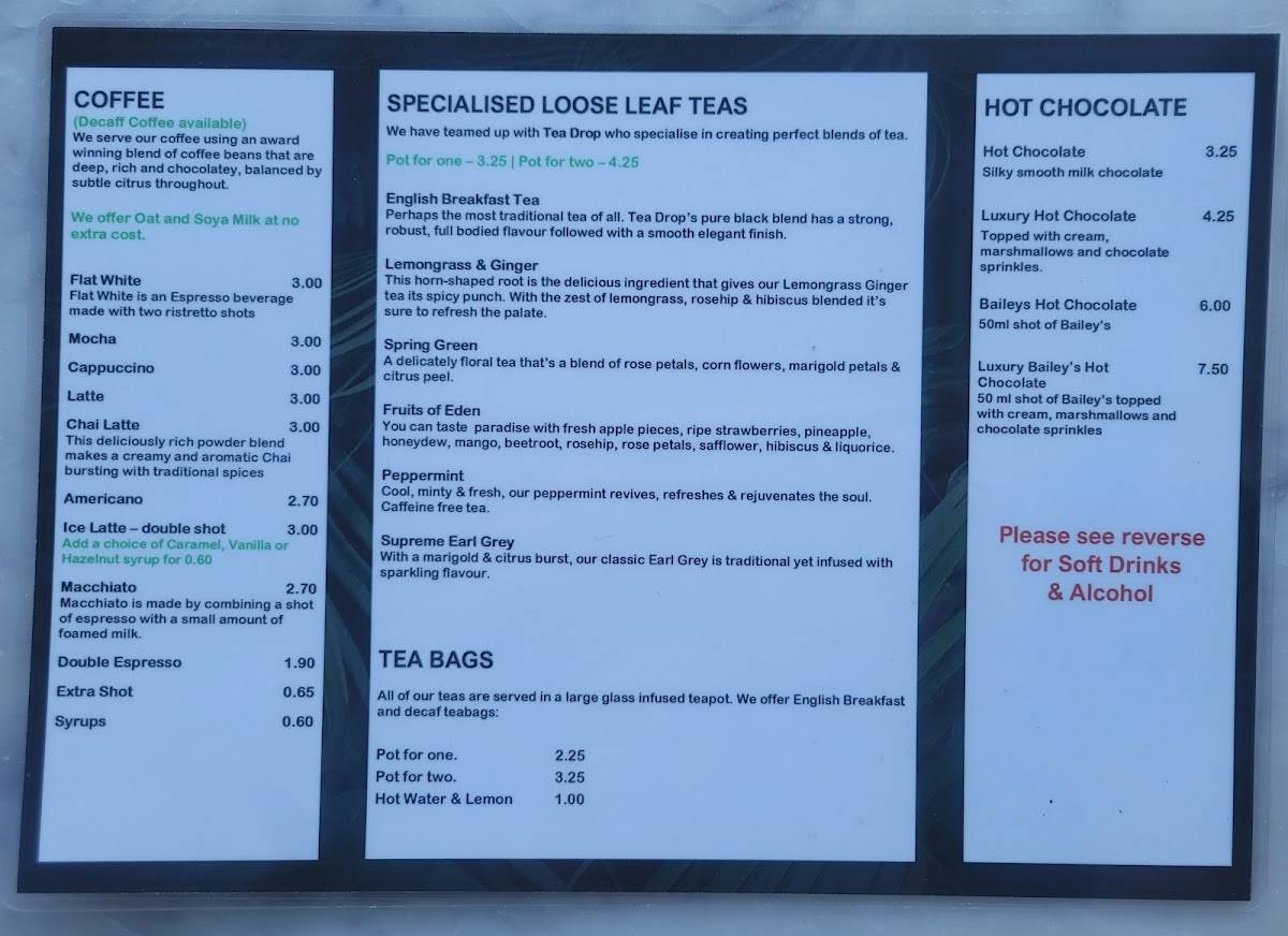 Menu at The Hideout Bar & Eatery Prestwich, Manchester