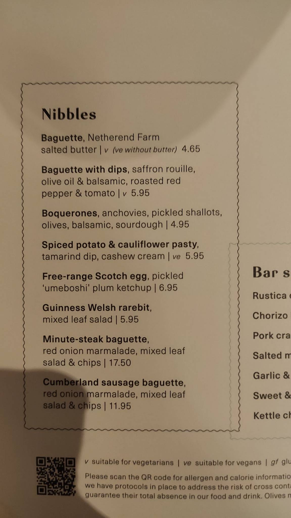 Menu at The Jobber's Rest pub & bar, Upminster