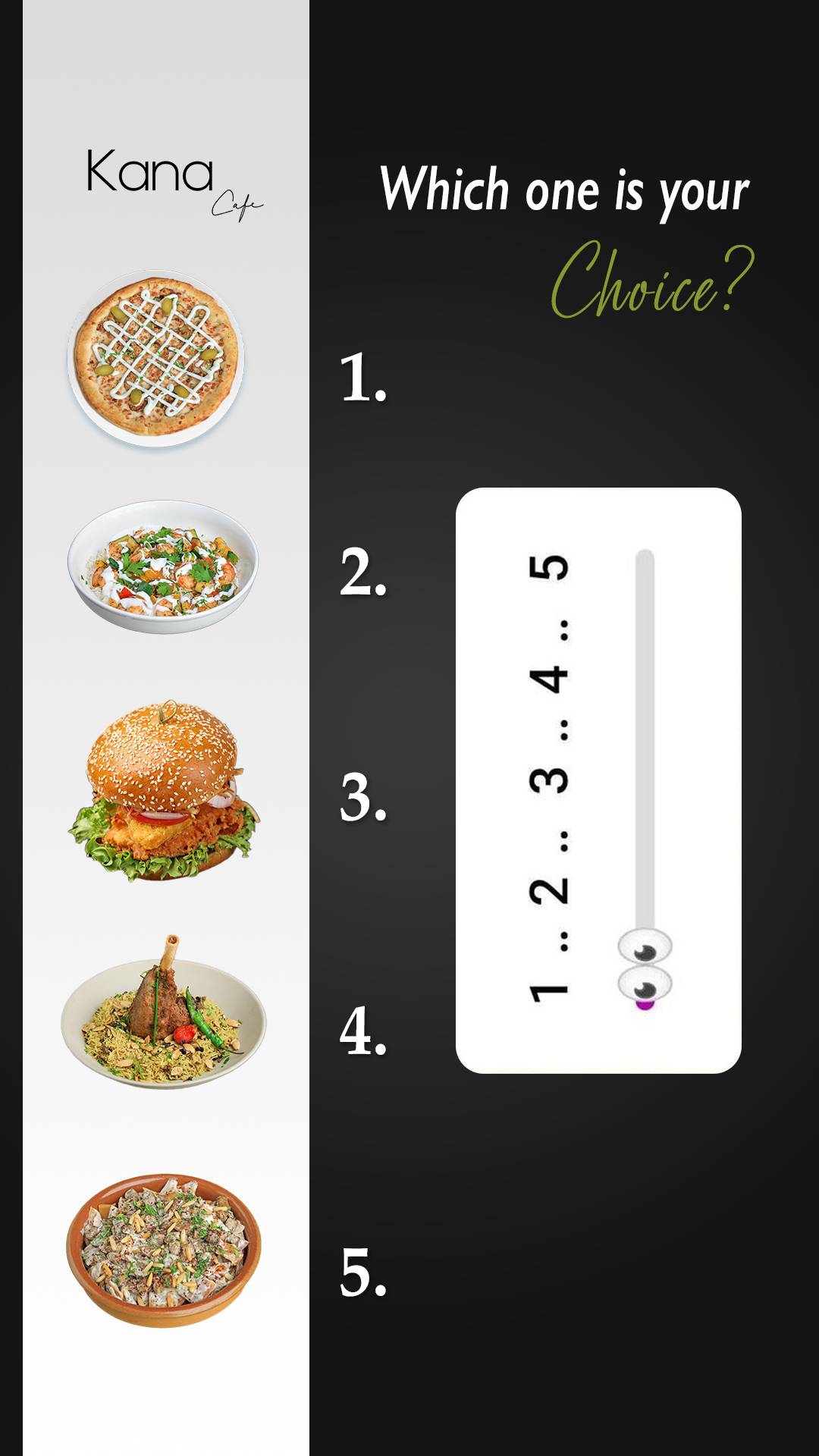 Carta de The kana cafe, motor city / first avenue mall, Dubai, 26WR+J79 ...