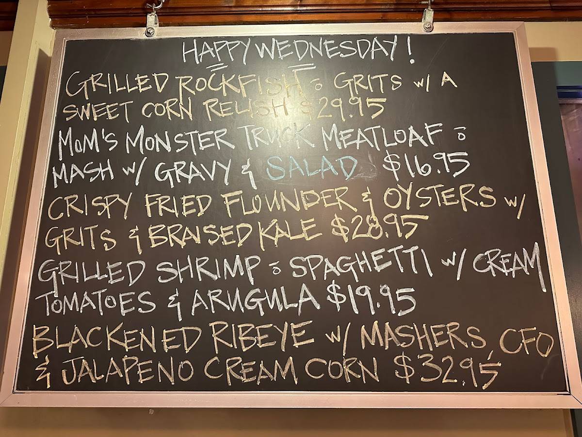 Menu at The Kill Devil Grill pub & bar, Kill Devil Hills