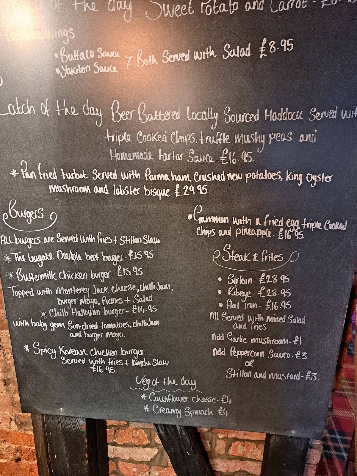 Menu at The Leagate Inn pub & bar, Coningsby