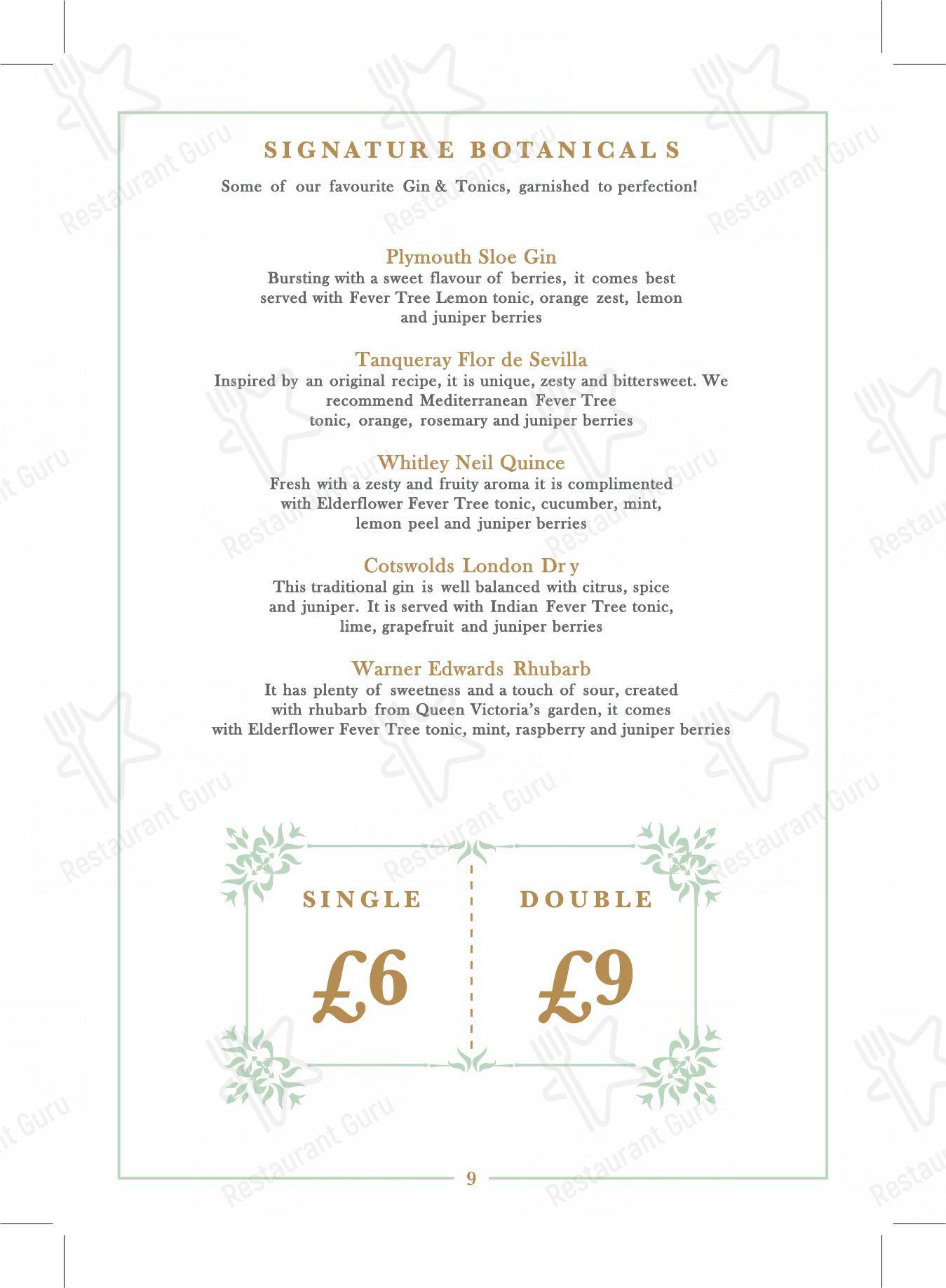 Menu at The Lewisham Bar & Restaurant, West Bromwich