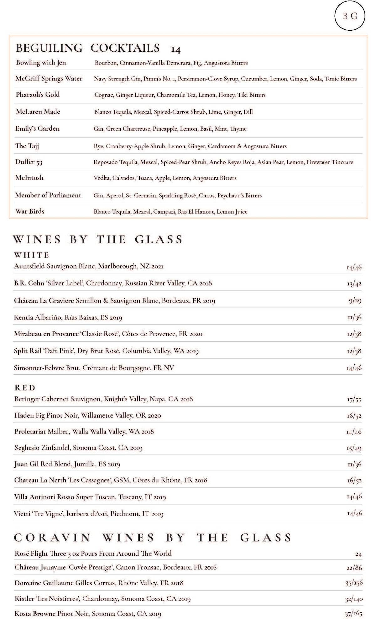 Menu at The Lively pub & bar, Boise