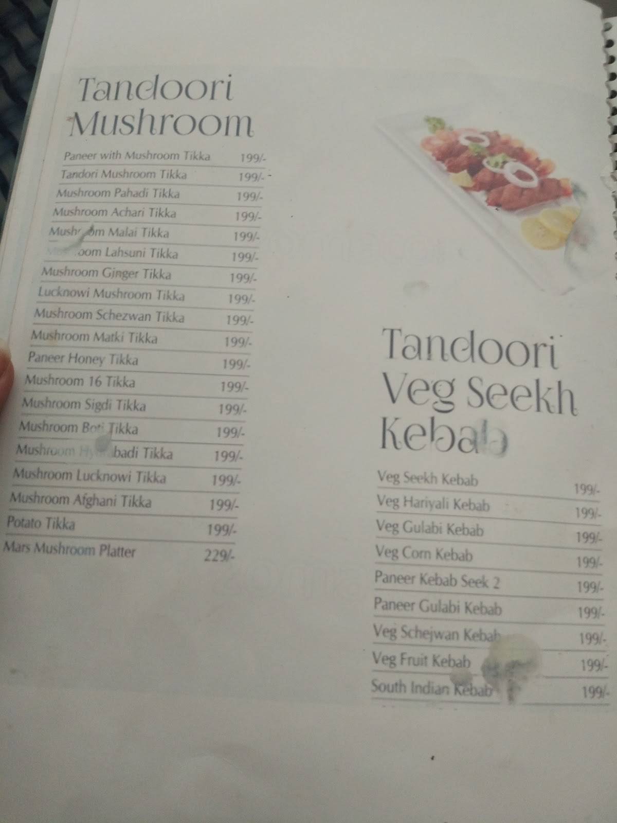 Menu at The Monroe Cafe, Indore