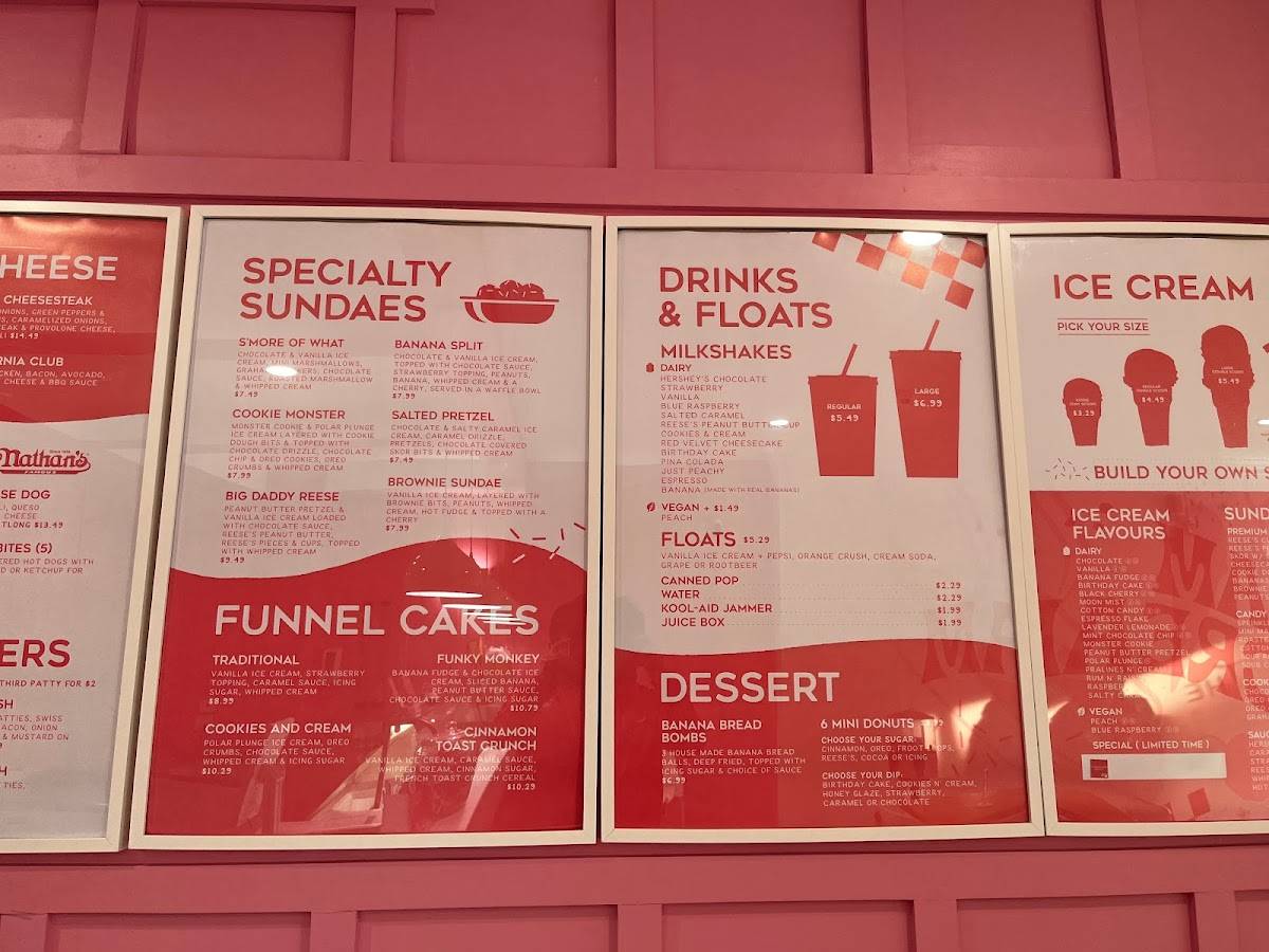 Carta de The Parlour Dairy Bar, Hamilton, 224 Ottawa St N