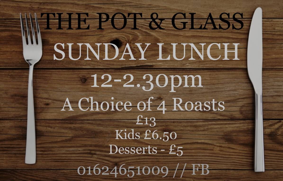 Menu at The Pot & Glass pub & bar, Stockton-on-Tees