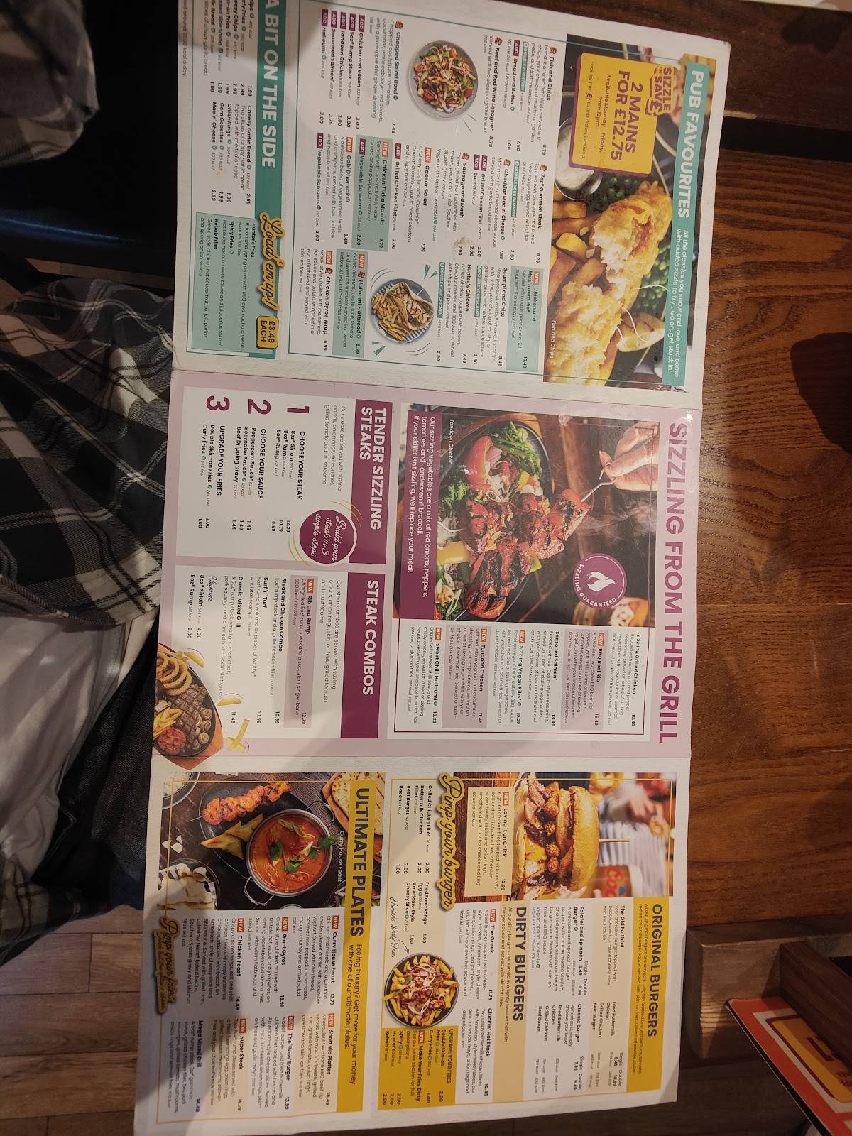 Menu at The Pottery pub & bar, Pontypridd, Treforest Industrial Estate