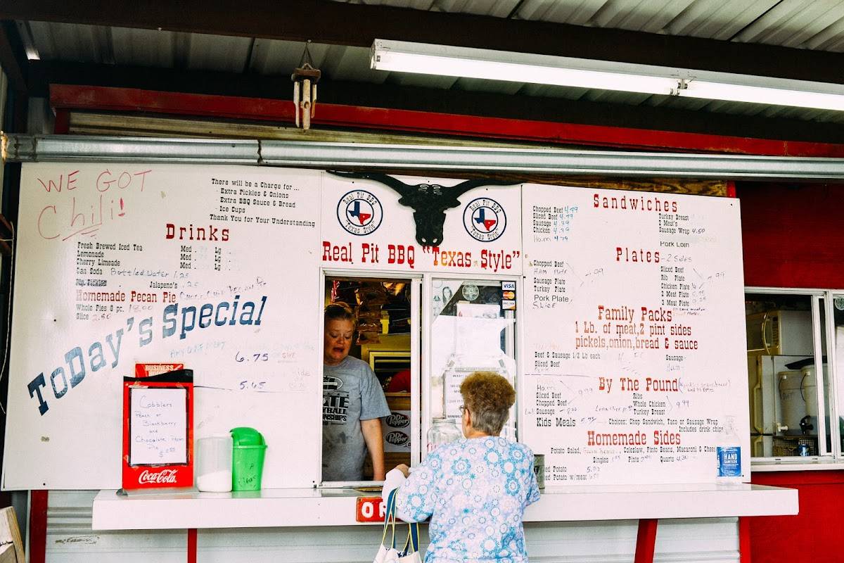 Menu at The ReaL Pit BBQ, Canyon Lake