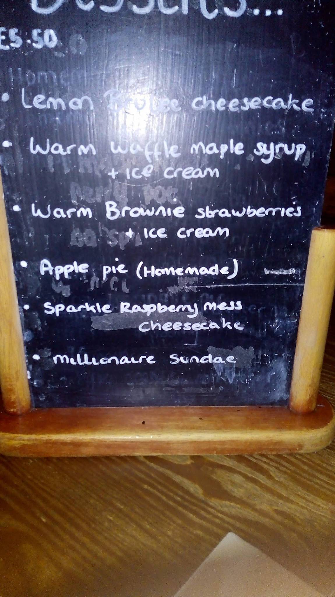 Menu at The Red Cow pub & bar, Ackleton, Stableford Rd