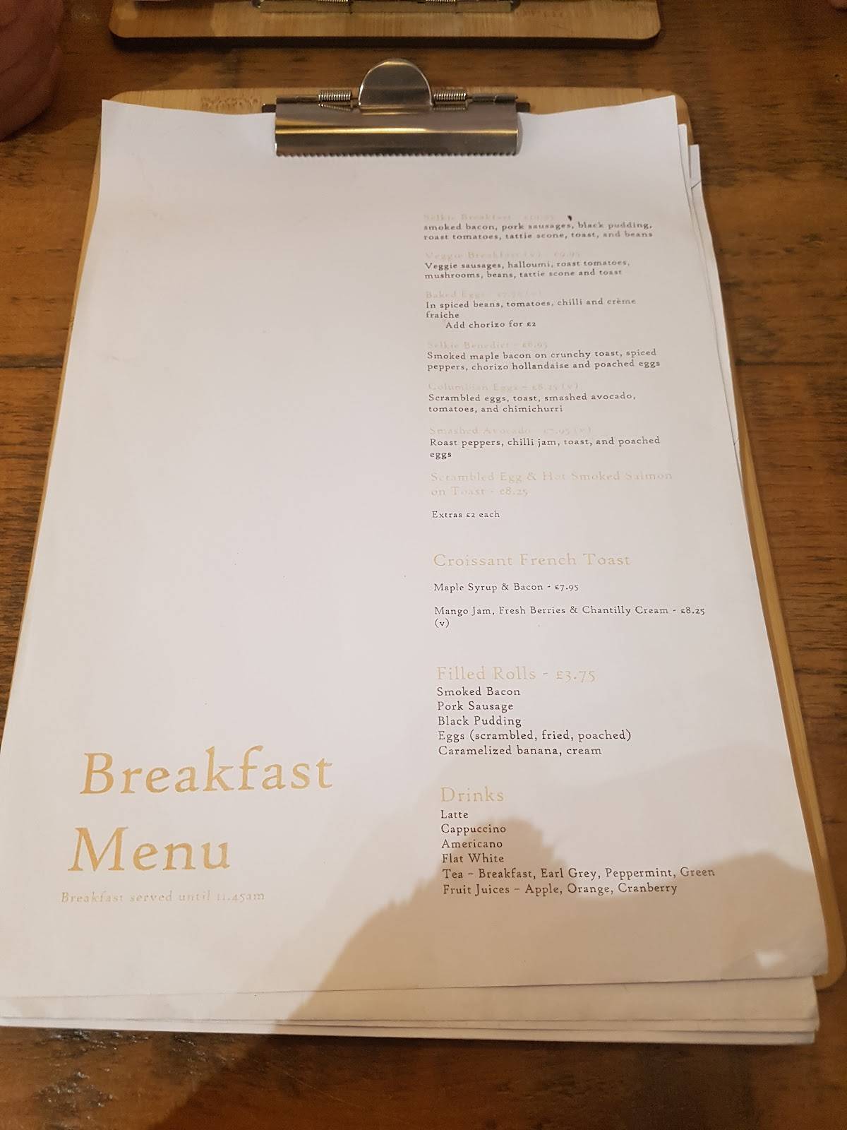 Menu at The Selkie pub & bar, Dundee