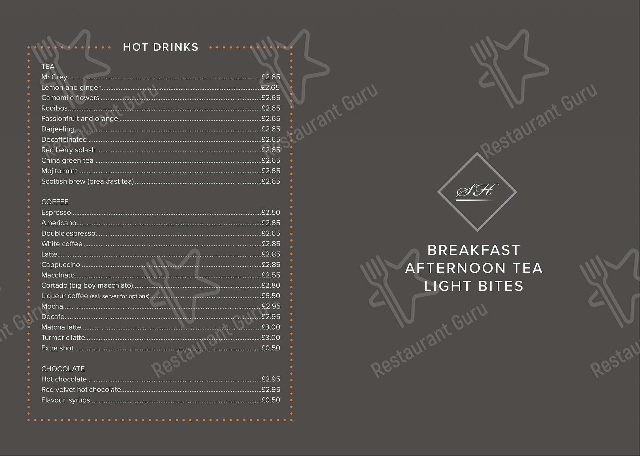 Menu at The Strathaven pub & bar, Strathaven, 6 Waterside St