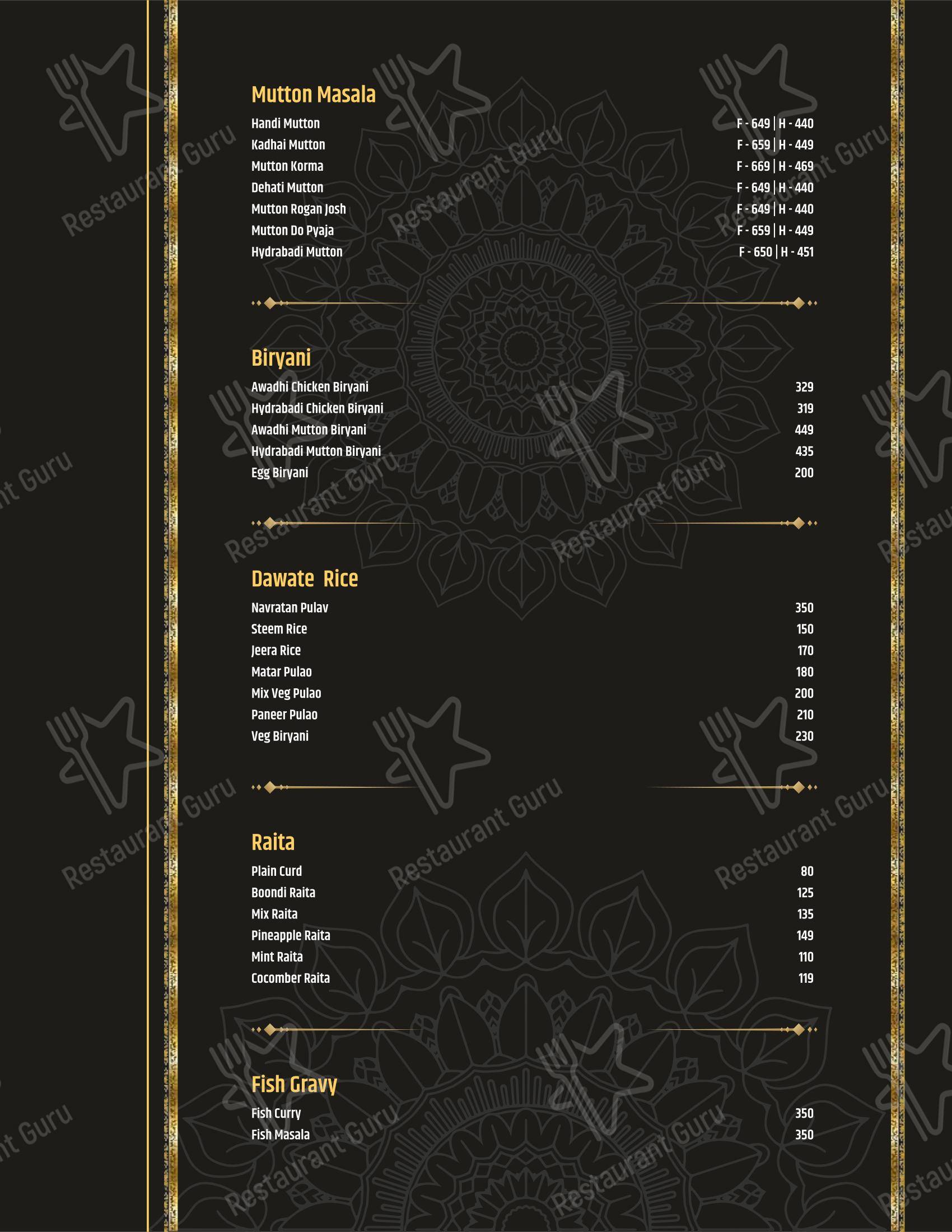 Menu at The Tarrace Restaurant Rooftop Restaurant in Aliganj Restaurant ...
