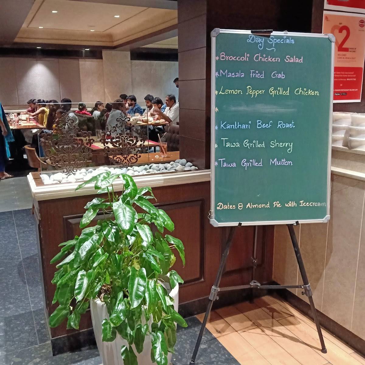Menu at Paragon Restaurant, Thiruvananthapuram